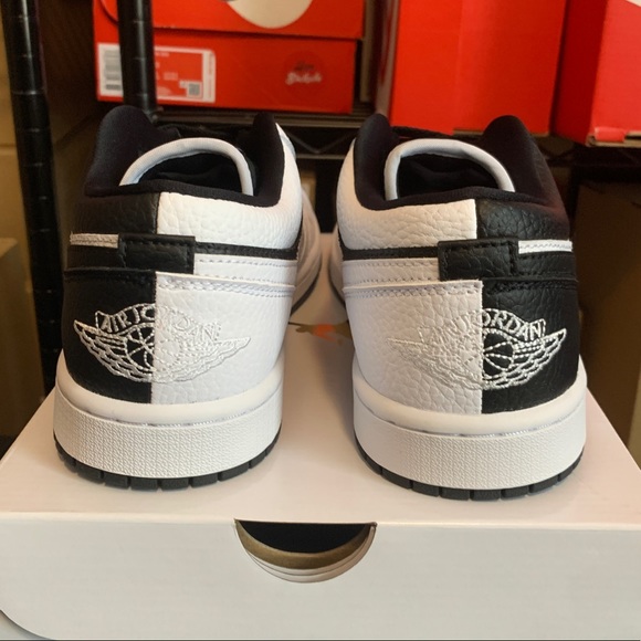 Jordan | Shoes | Nike Air Jordan Low Se Homage White Black Split Shoes ...
